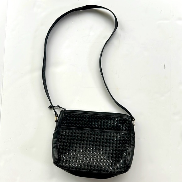 Ganson | Bags | Vintage Ganson Basket Weaved Leather Crossbody Bag ...